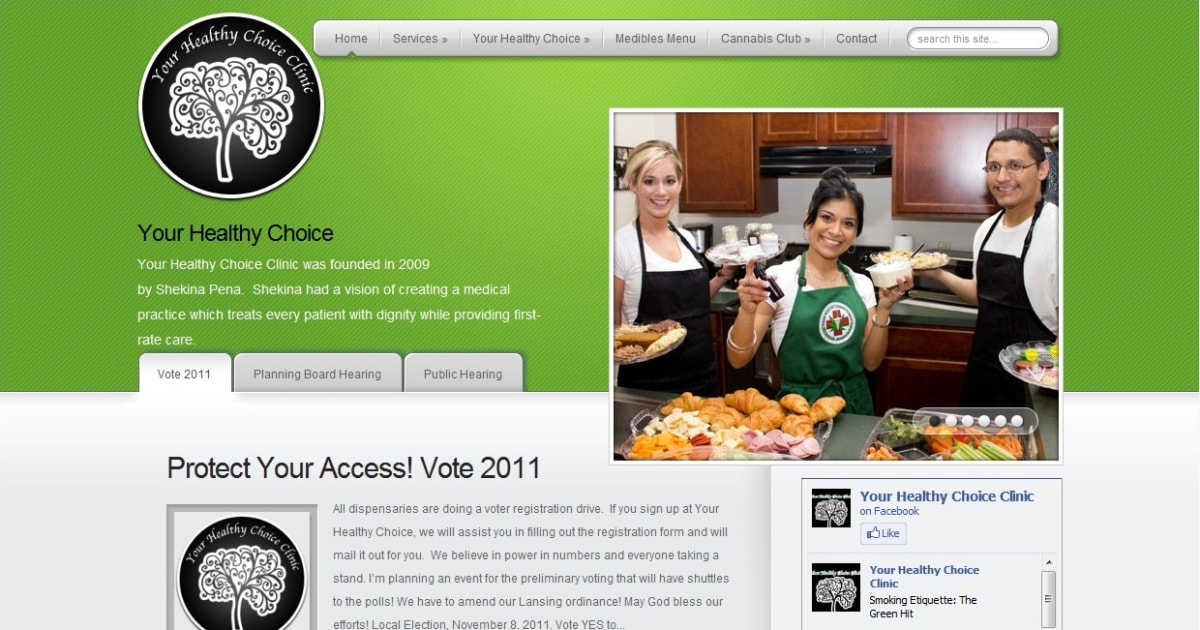 Free pot in exchange for registering to vote?