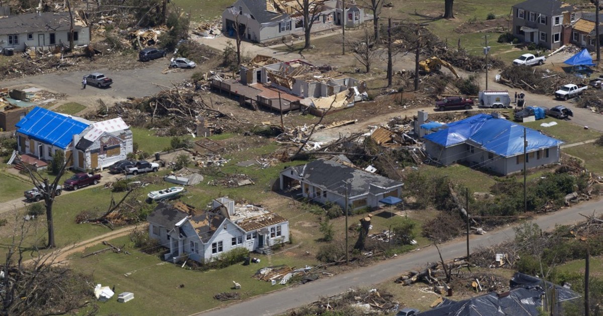 tornado taking house