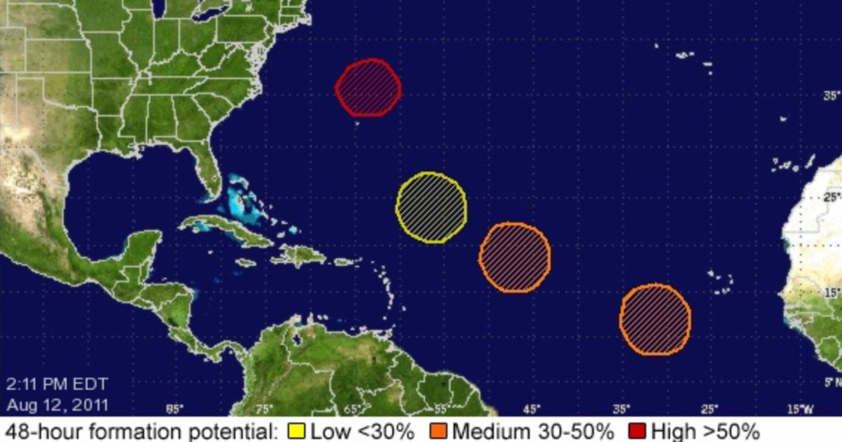 Three Atlantic tropical storms in the making?