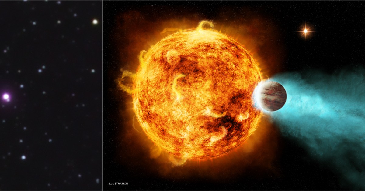 Star blasts alien planet with fierce X-ray attack