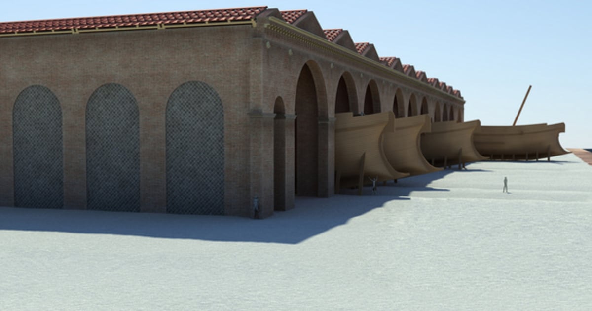 Huge ancient Roman shipyard unearthed in Italy