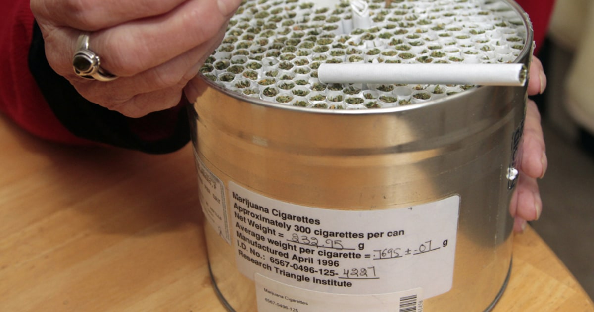 In decades-old program, Uncle Sam provides pot