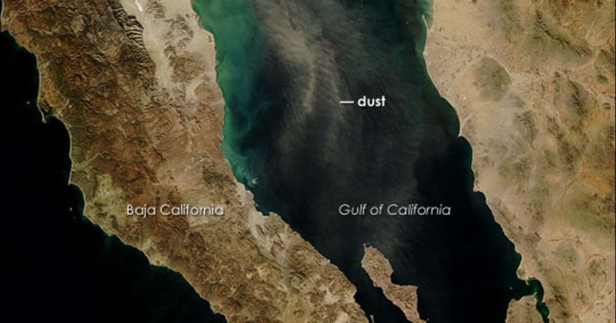 Map Of The Gulf Of California