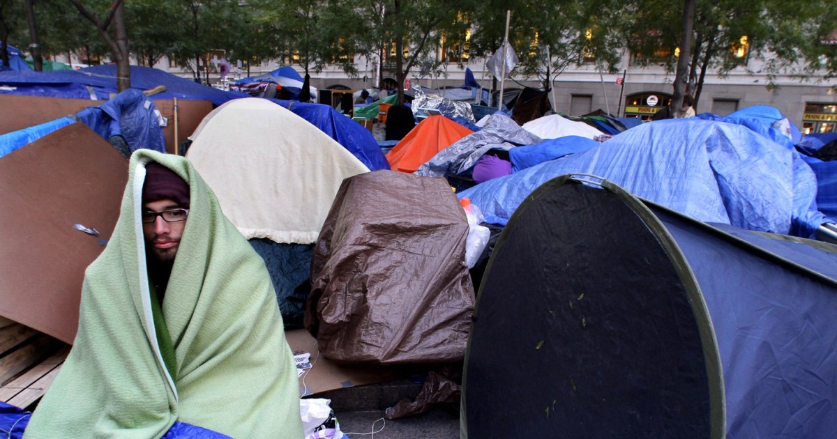 Does Constitution protect camping protesters?