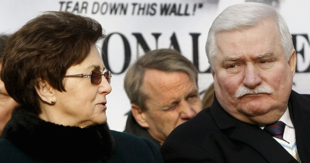 Lech Walesa's wife shakes Poland with frank biography