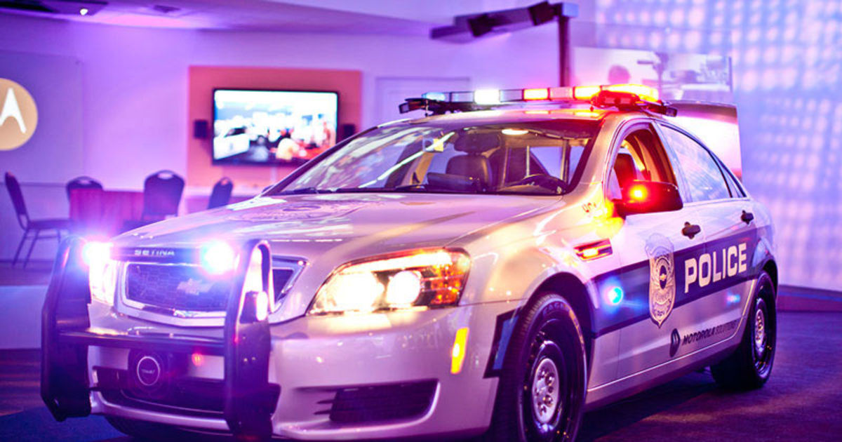 police car computer screen