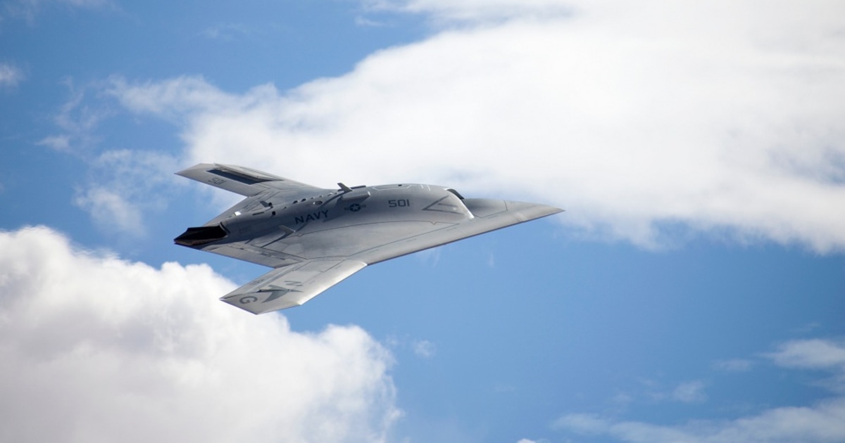 Navy's robotic warplane passes tests for midair refueling