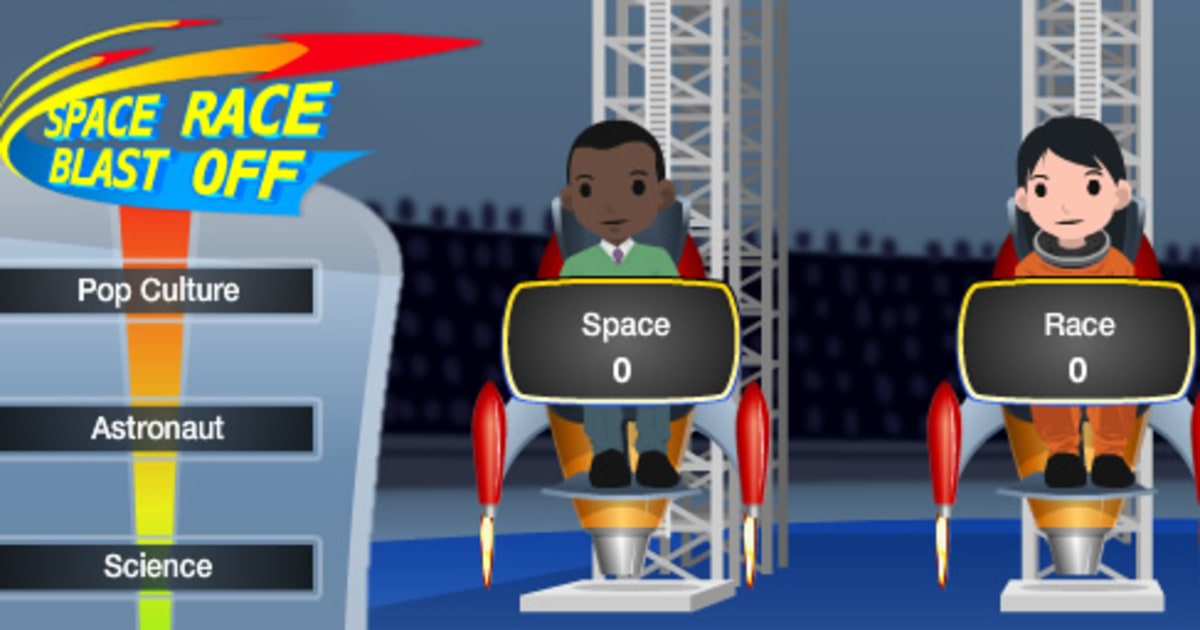 New on Facebook, from NASA: 'Space Race Blast Off' game!
