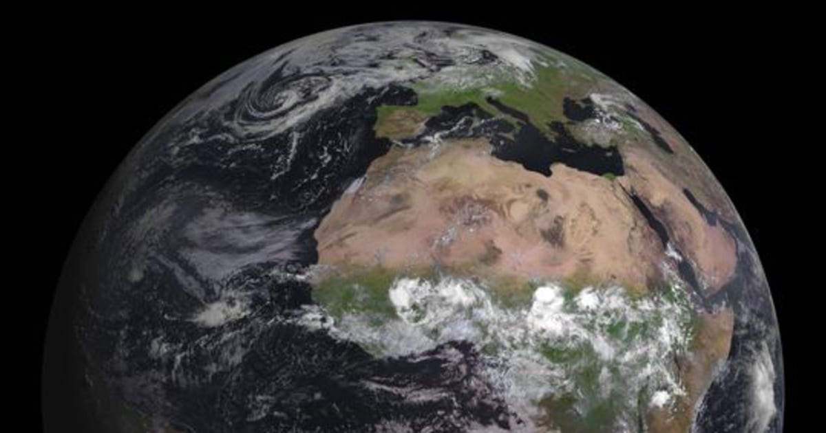 Satellite's first photo of Earth is an impressive one
