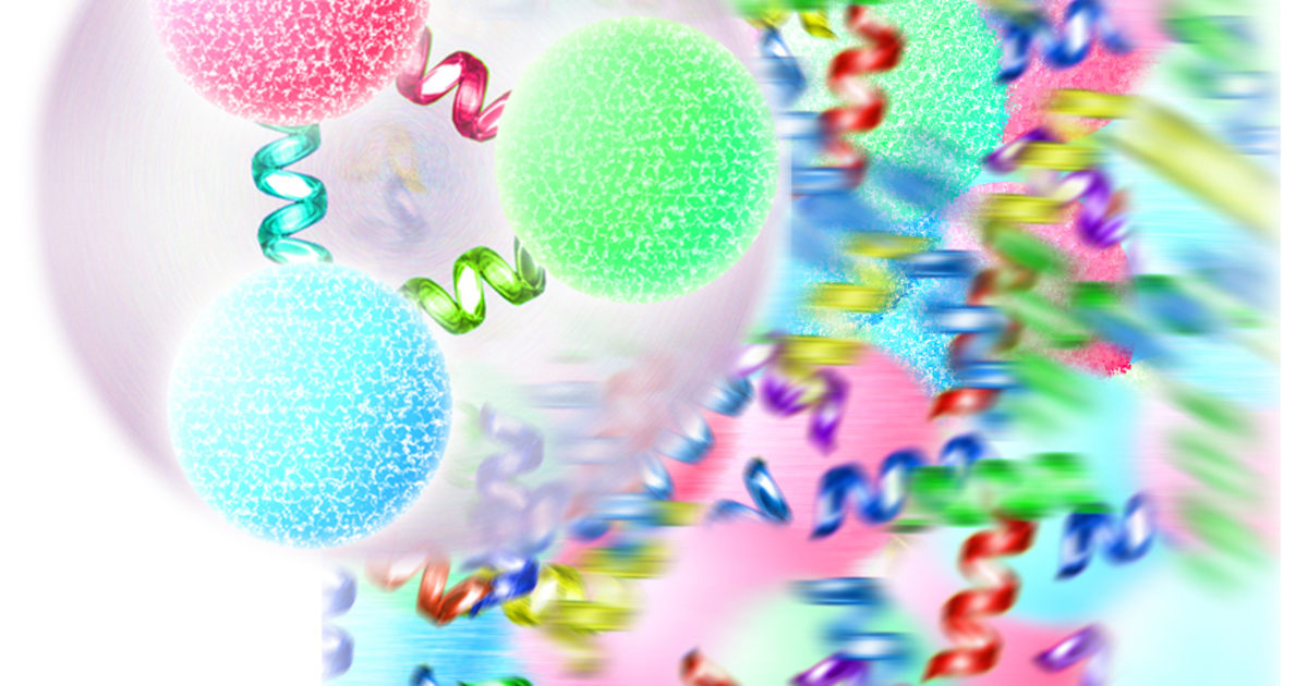 Hot particle soup may reveal secrets of primordial universe