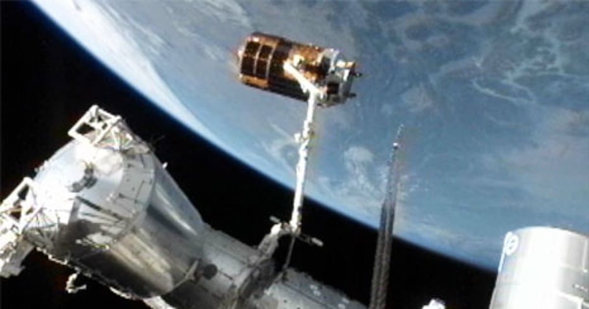 Japan's robotic cargo ship pushes off from space station