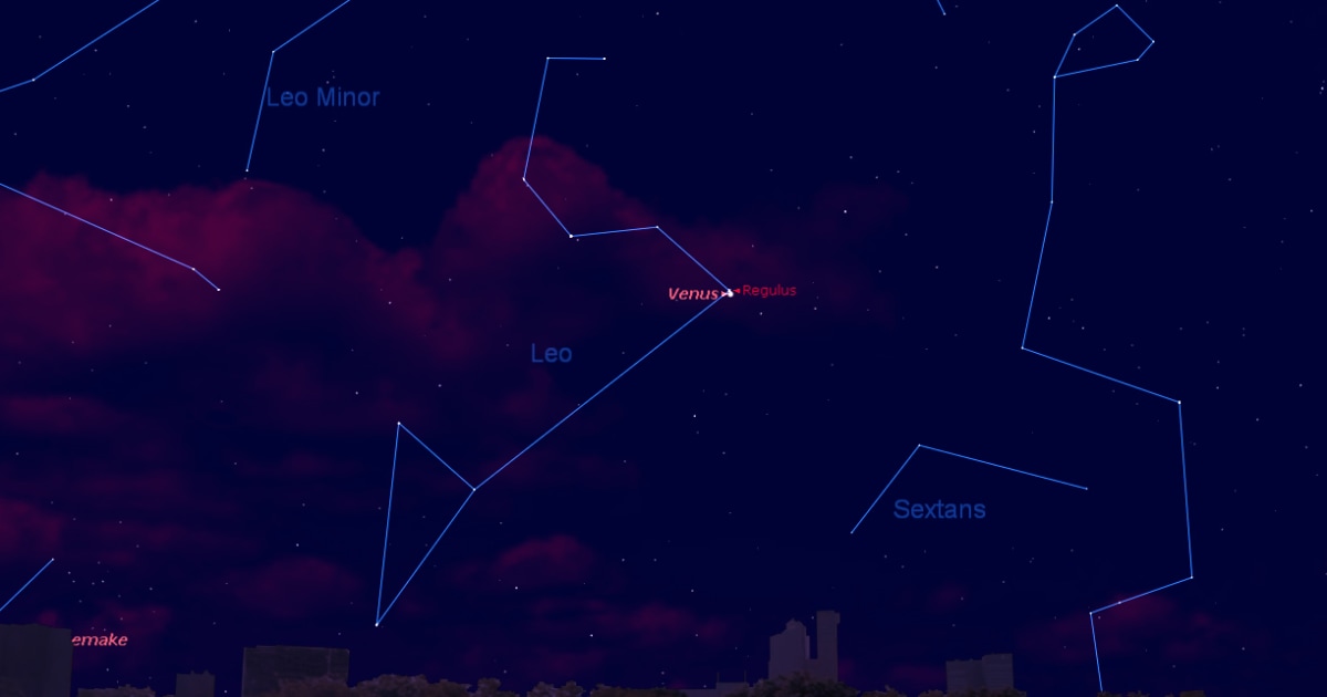 Venus and very bright star get set to shine together at dawn