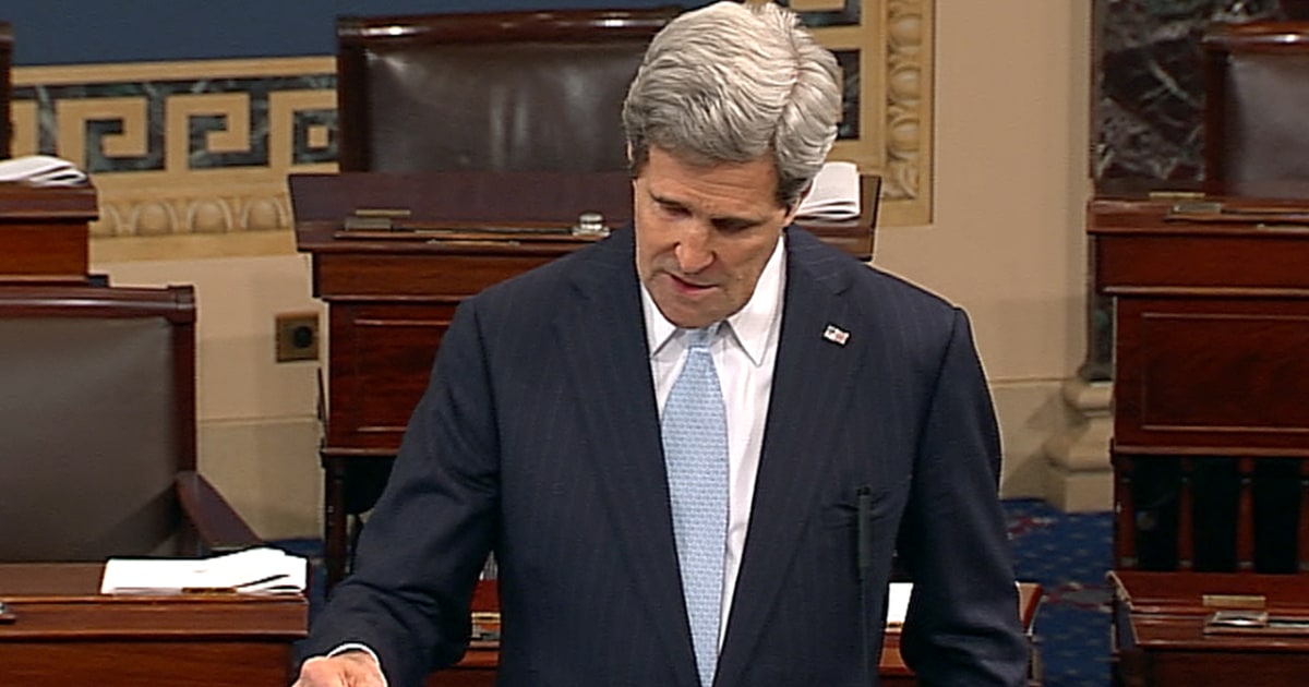Kerry says goodbye to Senate