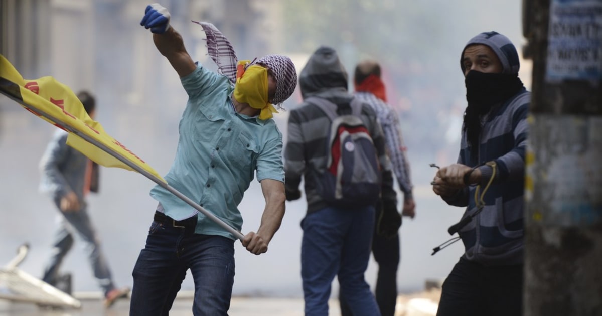 Protesters around the world mark May Day