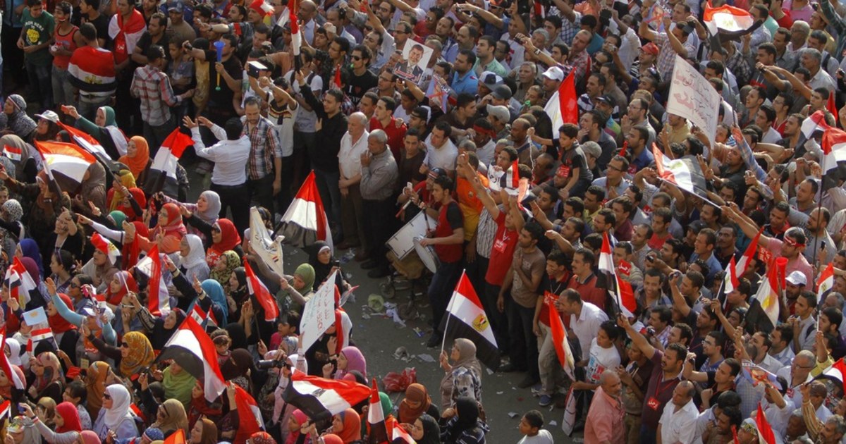 Time-lapse: Tahrir Square protests
