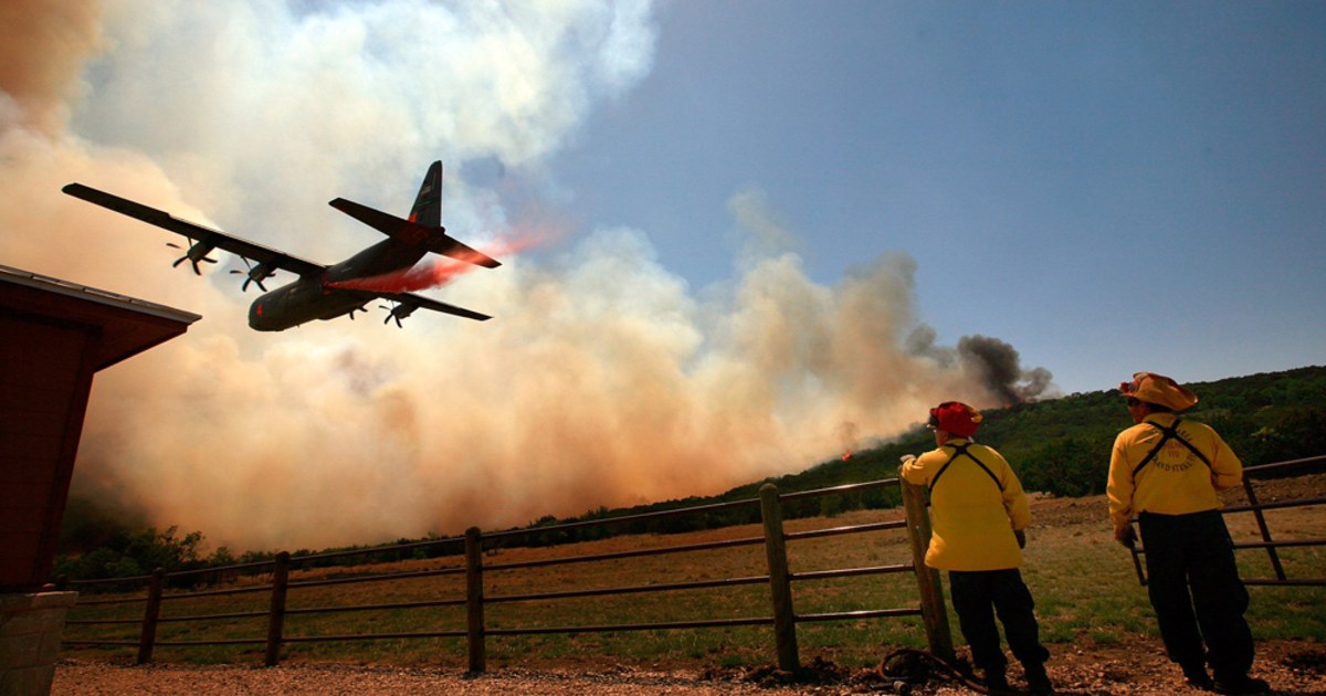 Cities near Texas wildfires watching closely