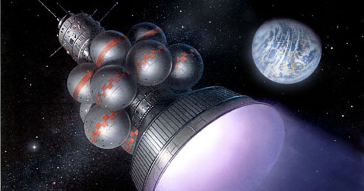 Futuristic interstellar space probe idea revisited