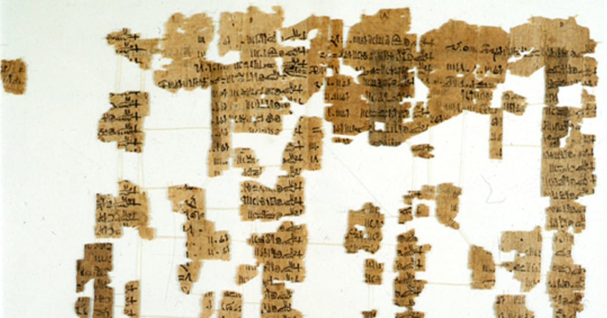 3,000-year-old papyrus fragments found