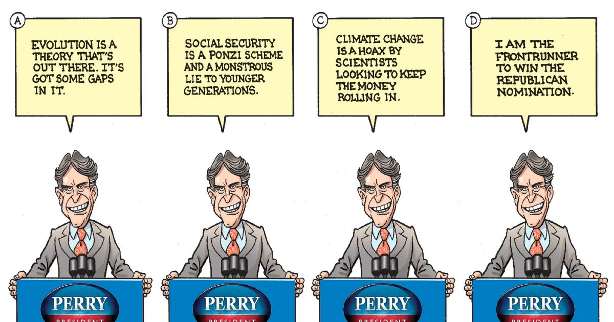 GOP Debate Cartoons