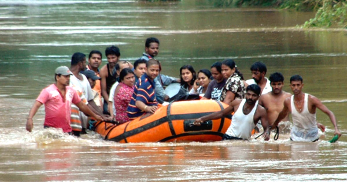 Flood misery in southern India