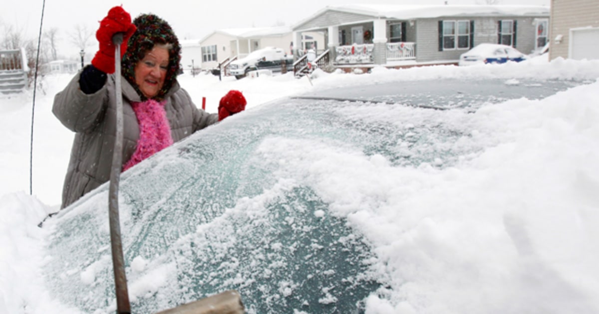 Winter storm hits hard