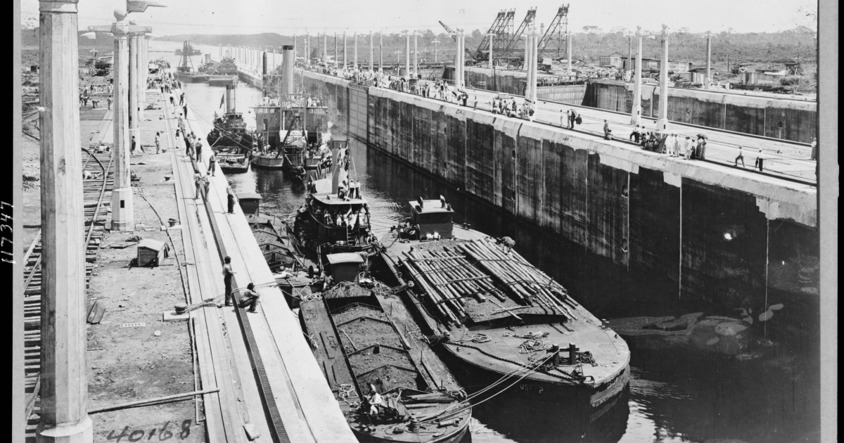 Panama Canal Turns 100: See Photos of Its Construction