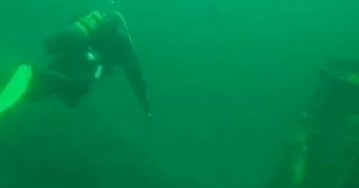 Sunken Russian war train found in Lake Baikal