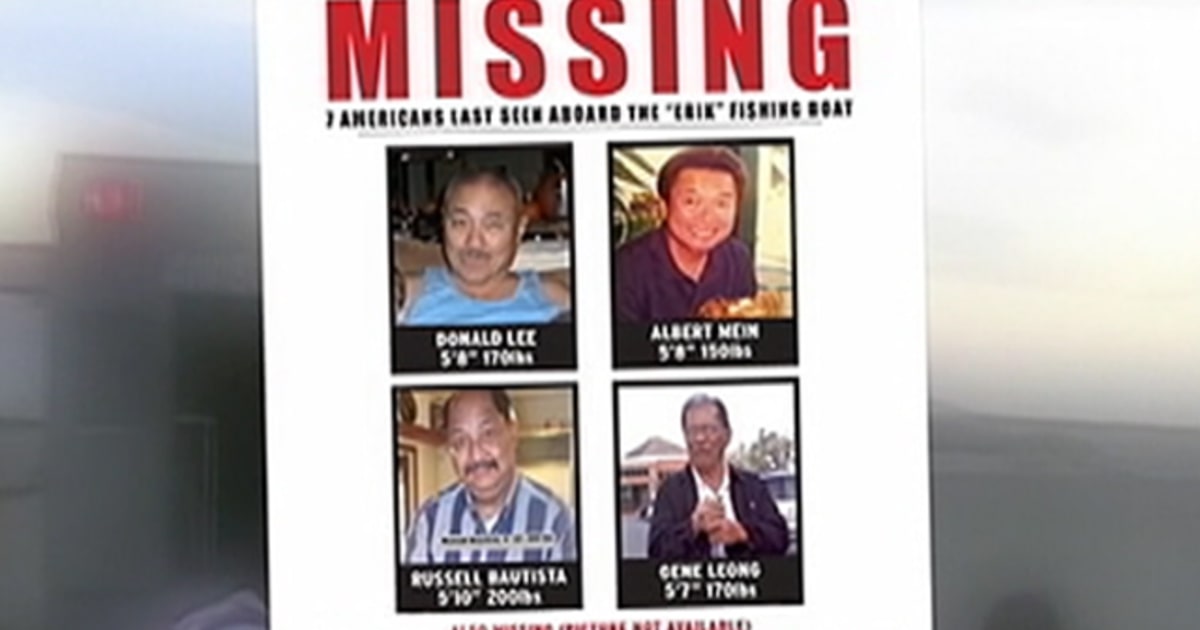 Search continues for Americans lost at sea