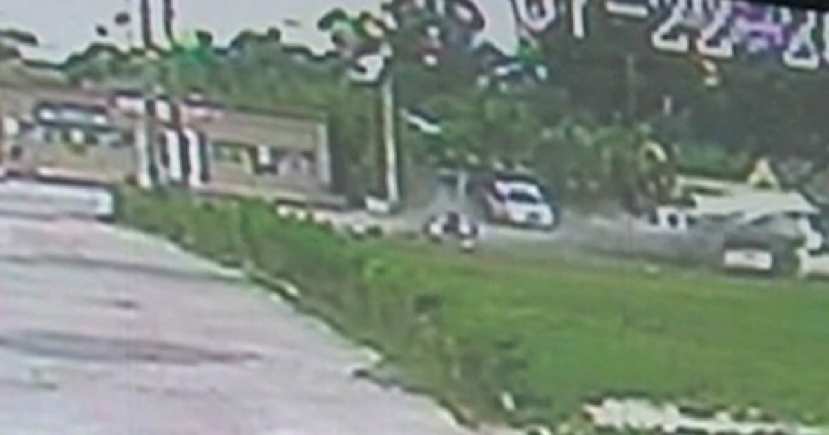 Chilling video shows car crashing into bus stop