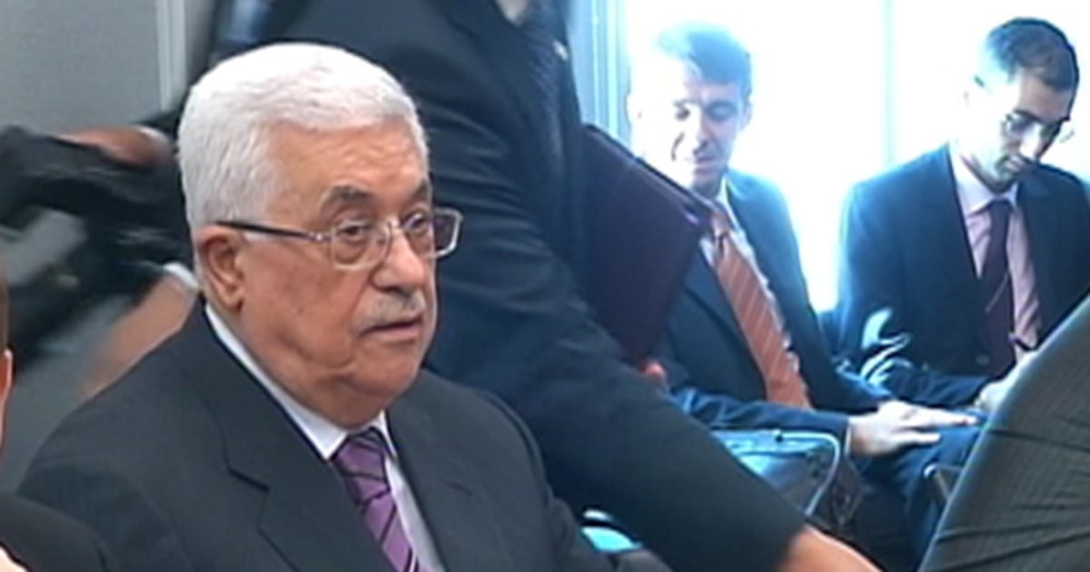 Abbas not backing down