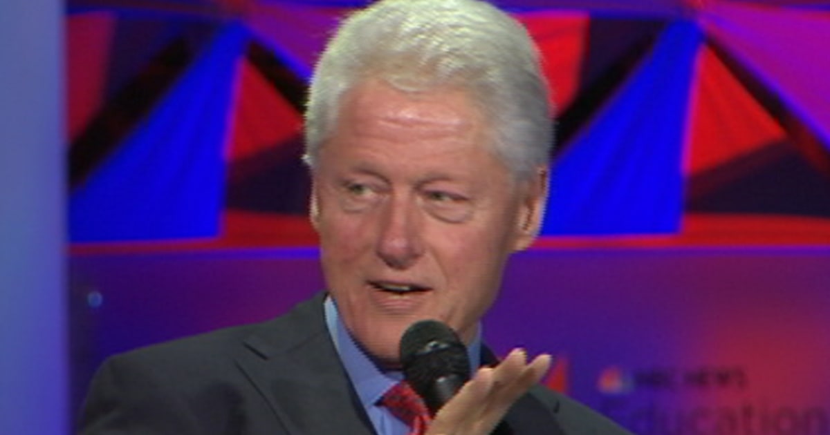 Bill Clinton at the Education Nation Summit