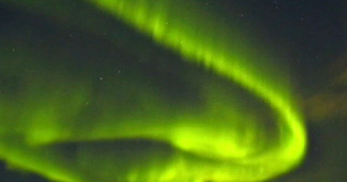 Solar storm sparks brilliant northern lights