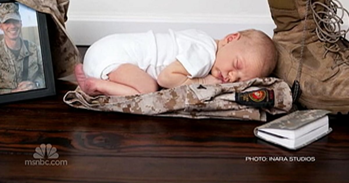 Marine’s baby photo goes viral