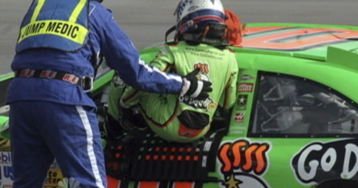 Race car driver Danica Patrick survives crash