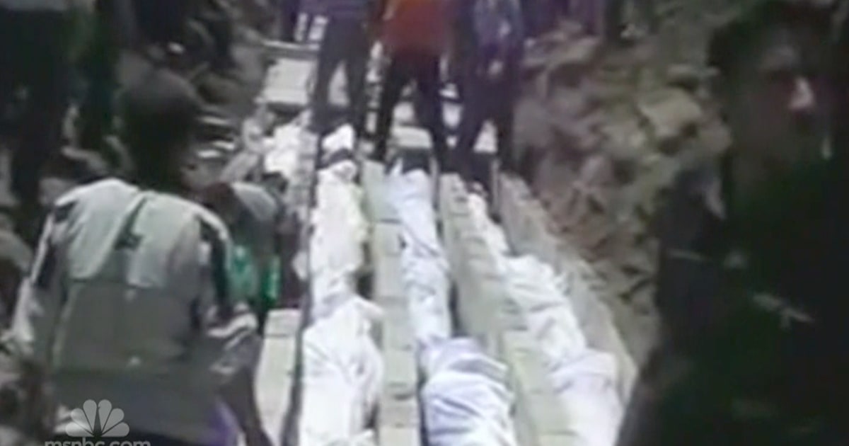 Civilian victims in latest Syrian massacre