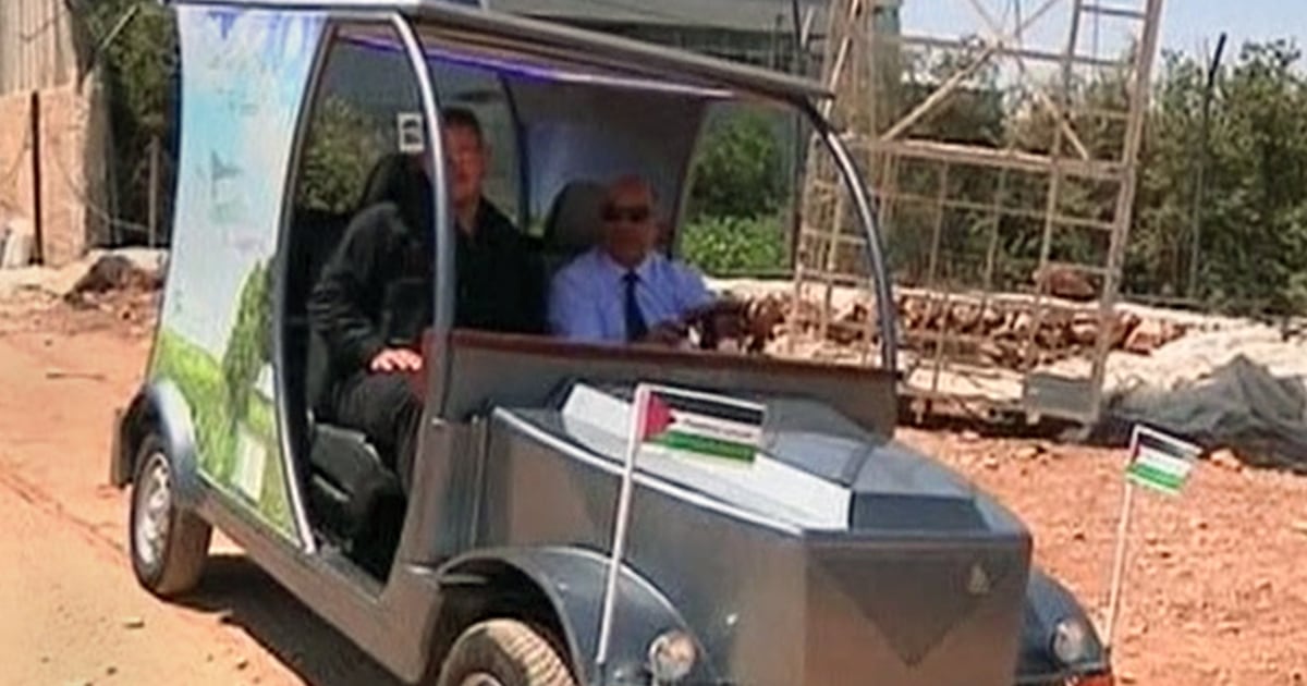 What's special about this West Bank car?
