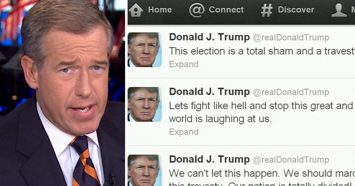 NBC’s Williams weighs in on Trump’s tweets