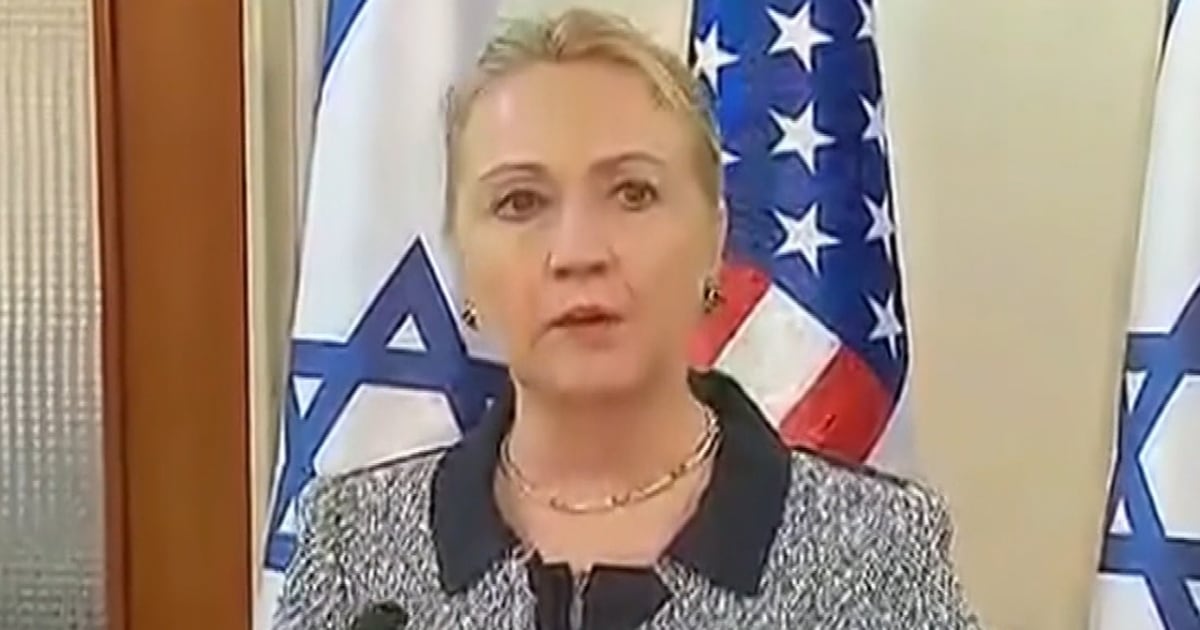 Sec. Hillary Clinton aims for de-escalation in Israel, Gaza