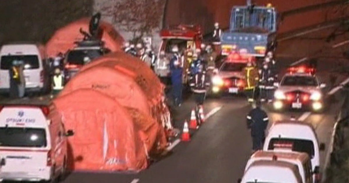 Tunnel collapse in Japan kills at least 9