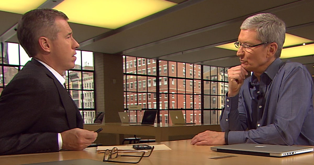 Exclusive: Brian Williams interviews Apple CEO