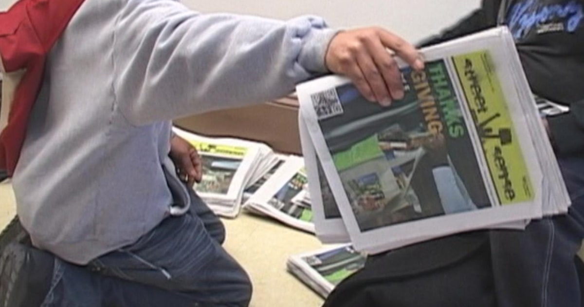 Newspaper gives homeless a voice and a job