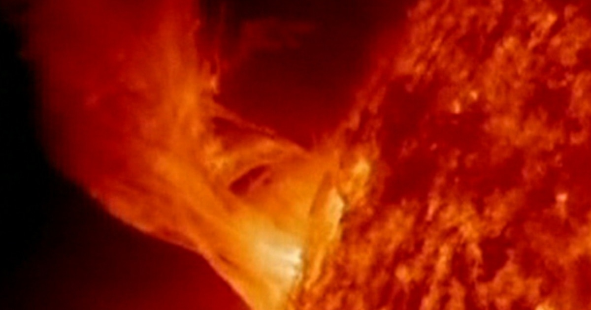 Massive yet 'minor' solar eruption