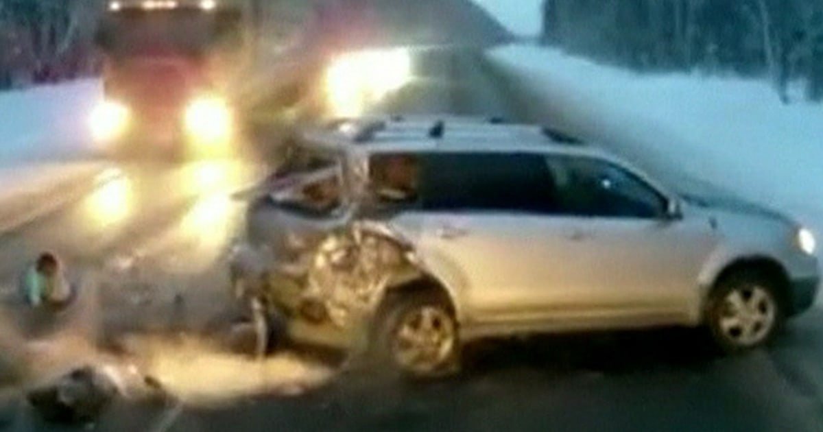 Toddler safe after being tossed from car