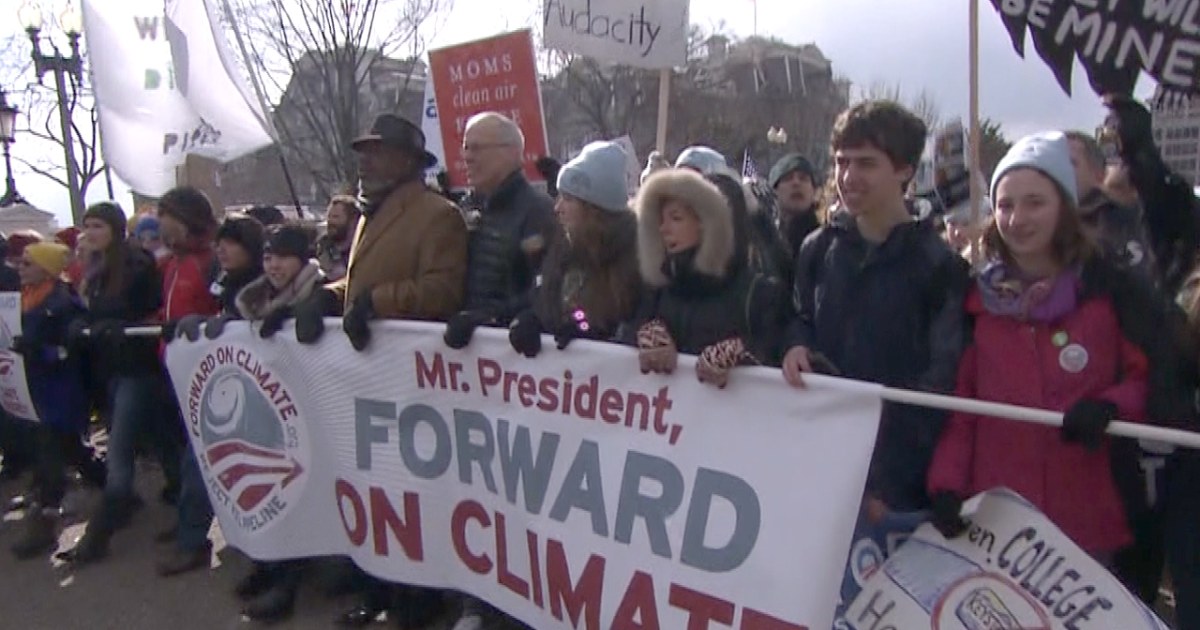 Rally urges action from Obama on climate change