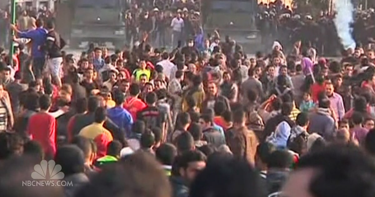 Angry soccer fans riot in Egypt