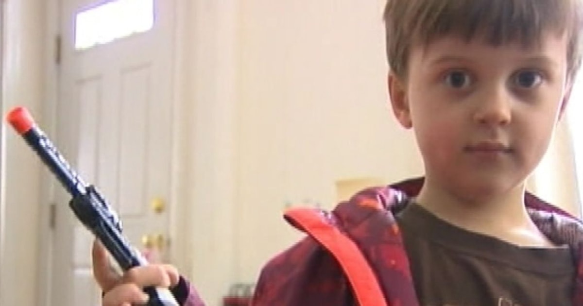 Toy gun lands 5-year-old in real trouble