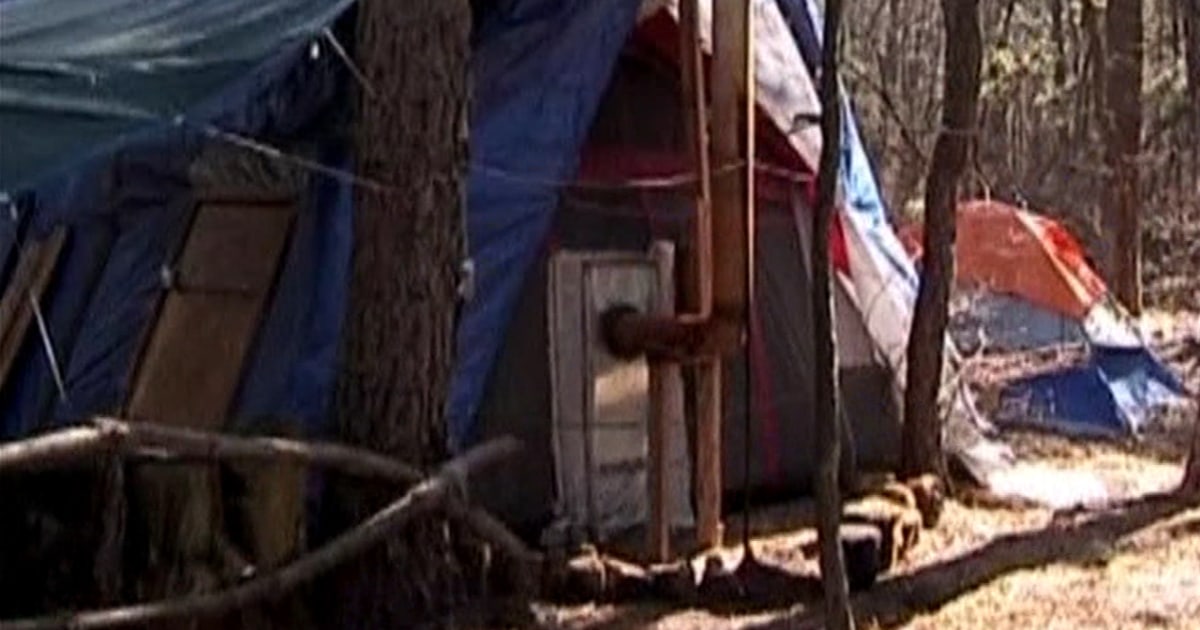 The homeless take refuge in NJ 'tent city'