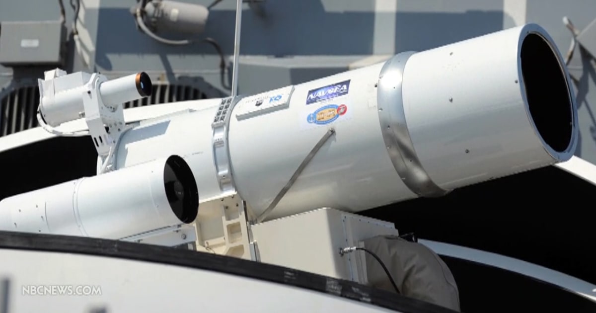 Navy tests new laser cannon