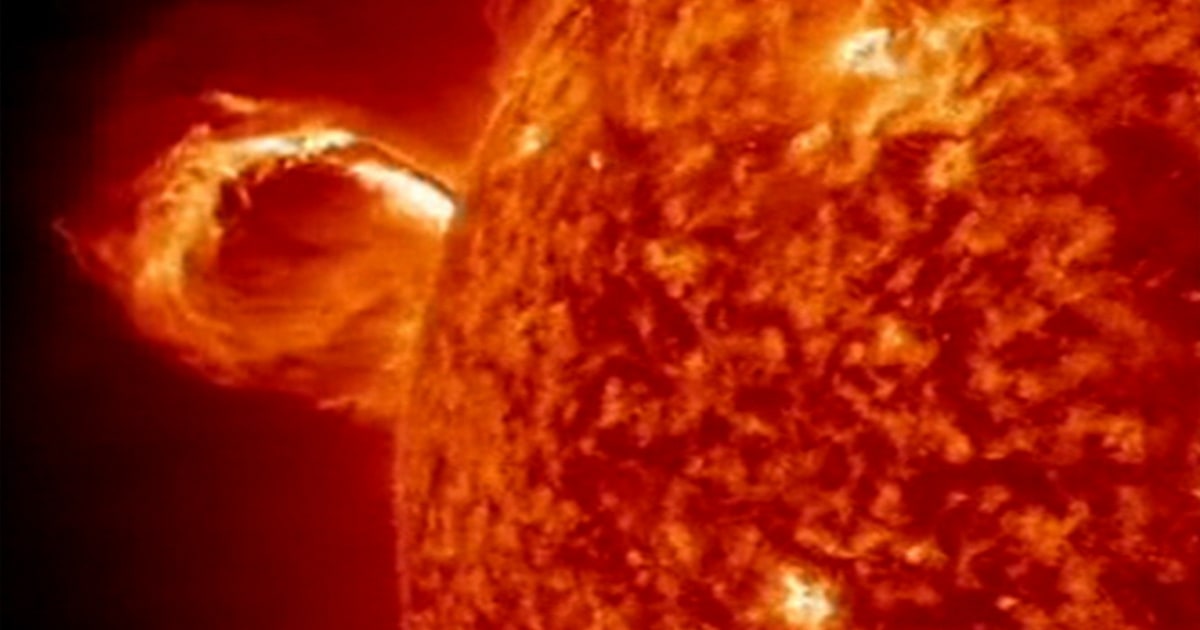 Sun celebrates May Day with solar eruption