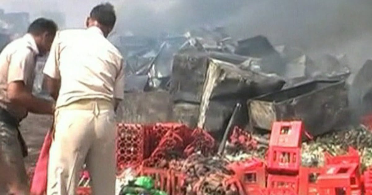 Fire erupts at Coca Cola facility in India